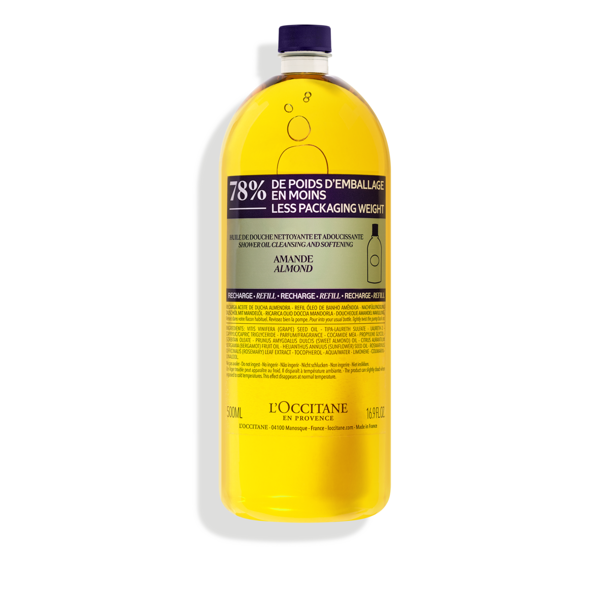 Enriched Almond Shower Oil Refill | L'Occitane – L'Occitane Georgia